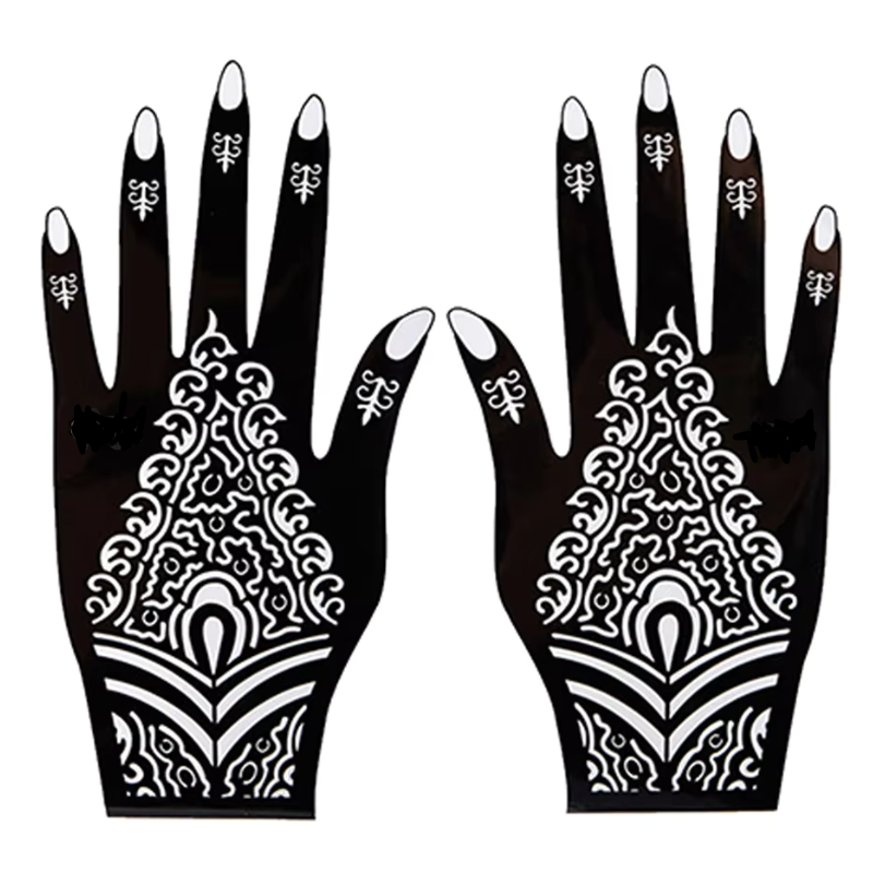 Henna Tattoo Mit Schablone