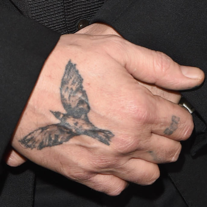 Johnny Depp Hand Tattoo I Temporäres Tattoo I 2 Wochen Tattoo I minitat ...