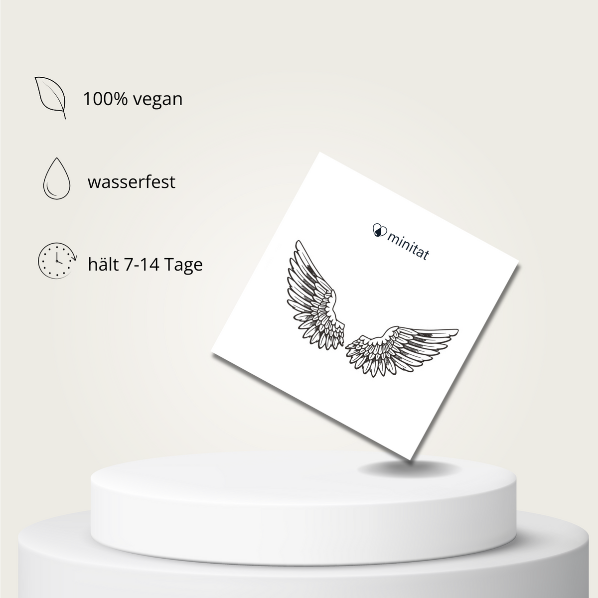 Justin Bieber Angel Wings Tattoo I Temporäres Tattoo I 2 Wochen Tattoo ...